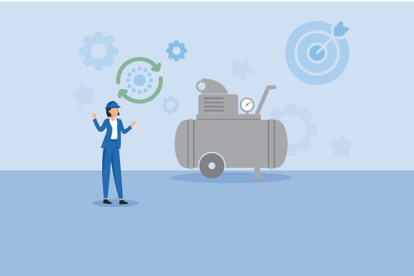 Basic components of a piston air compressor | Ceccato New Zealand